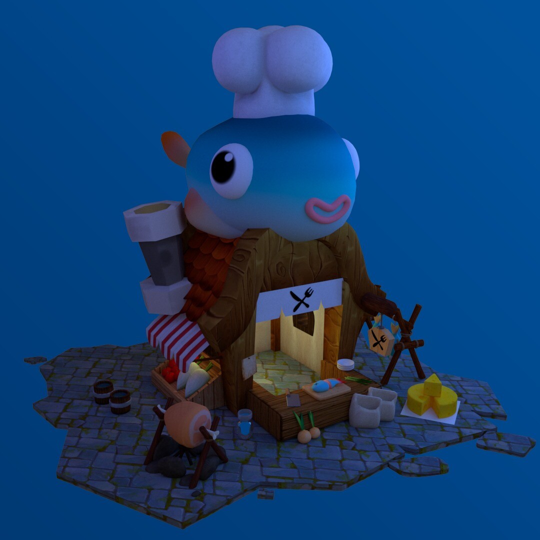 ArtStation - Fish House