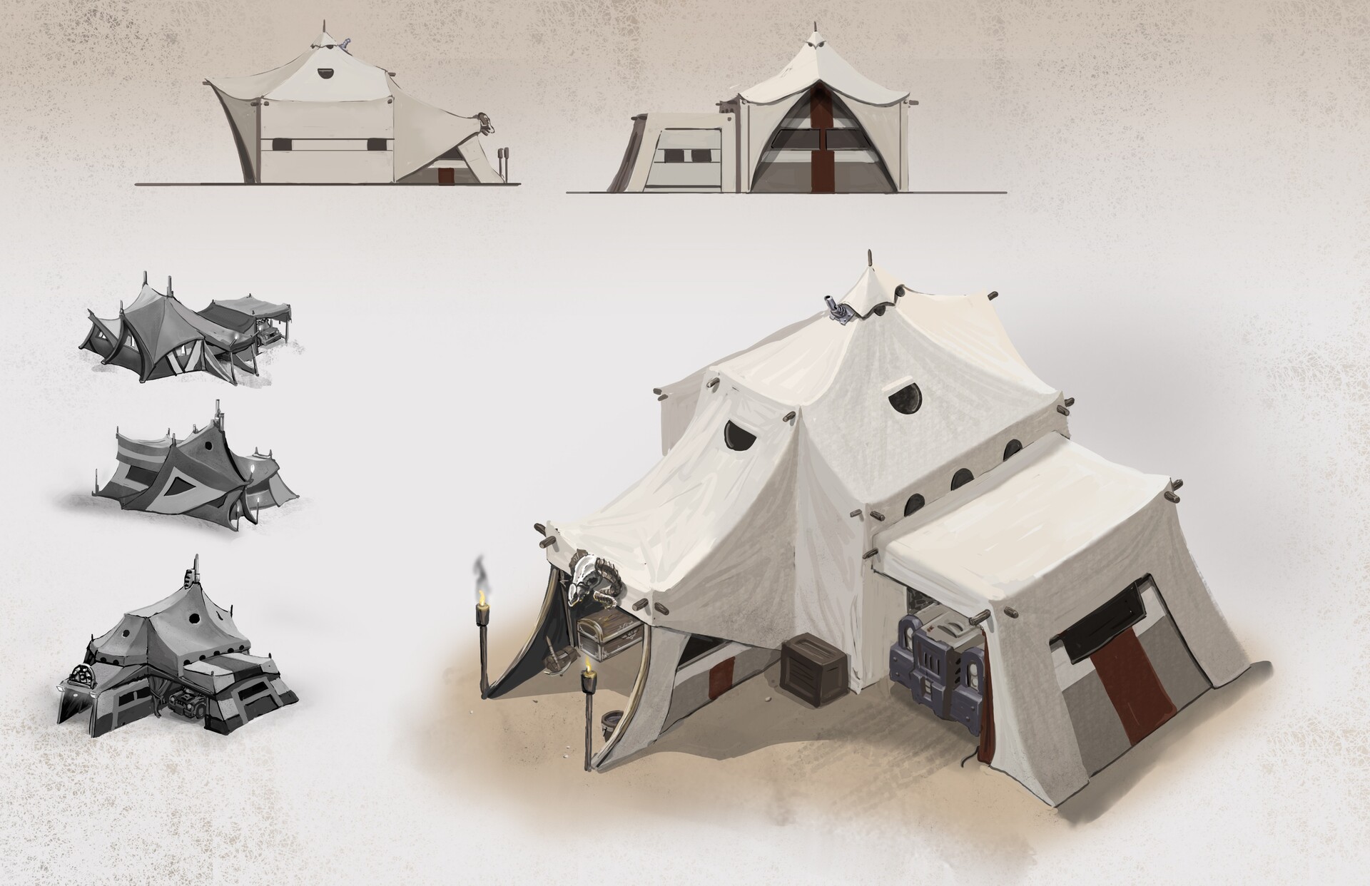 ArtStation - Tent Design