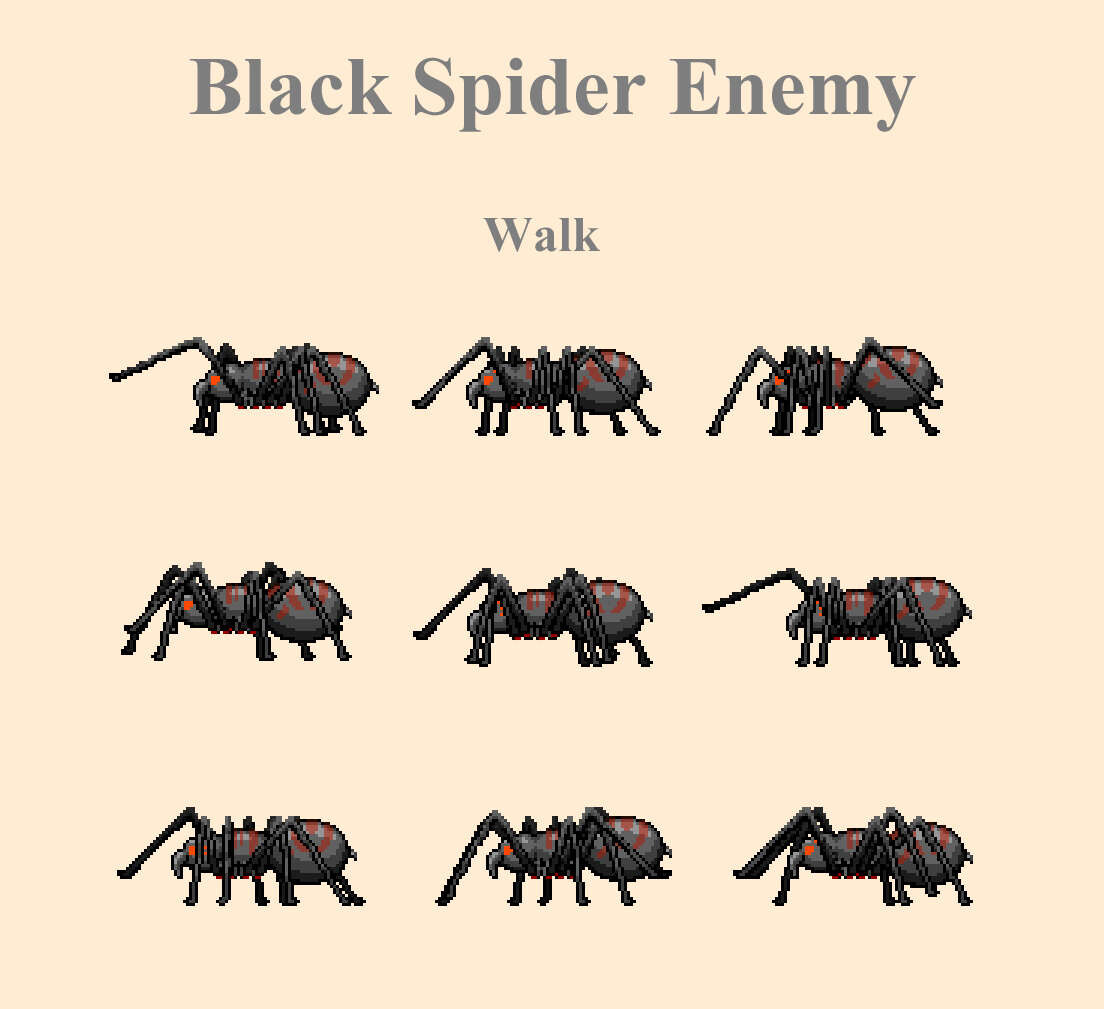Enemy Sprites for Pixel Art RPG by Amy Wozny — ProUser.Me