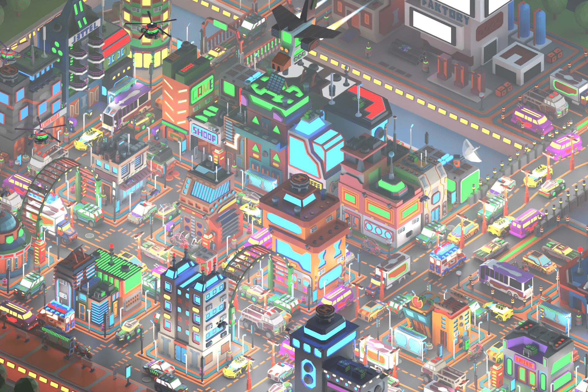 ArtStation - Scifi Low Poly Cartoon