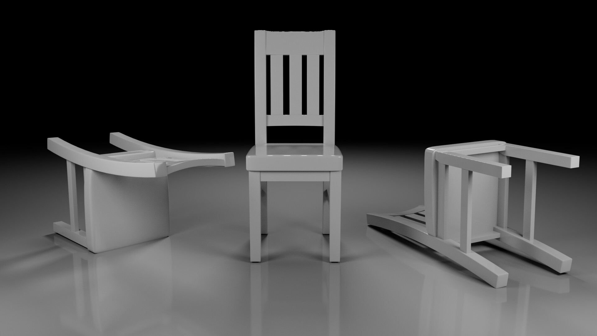 ArtStation - 3D Model of Dining Chair