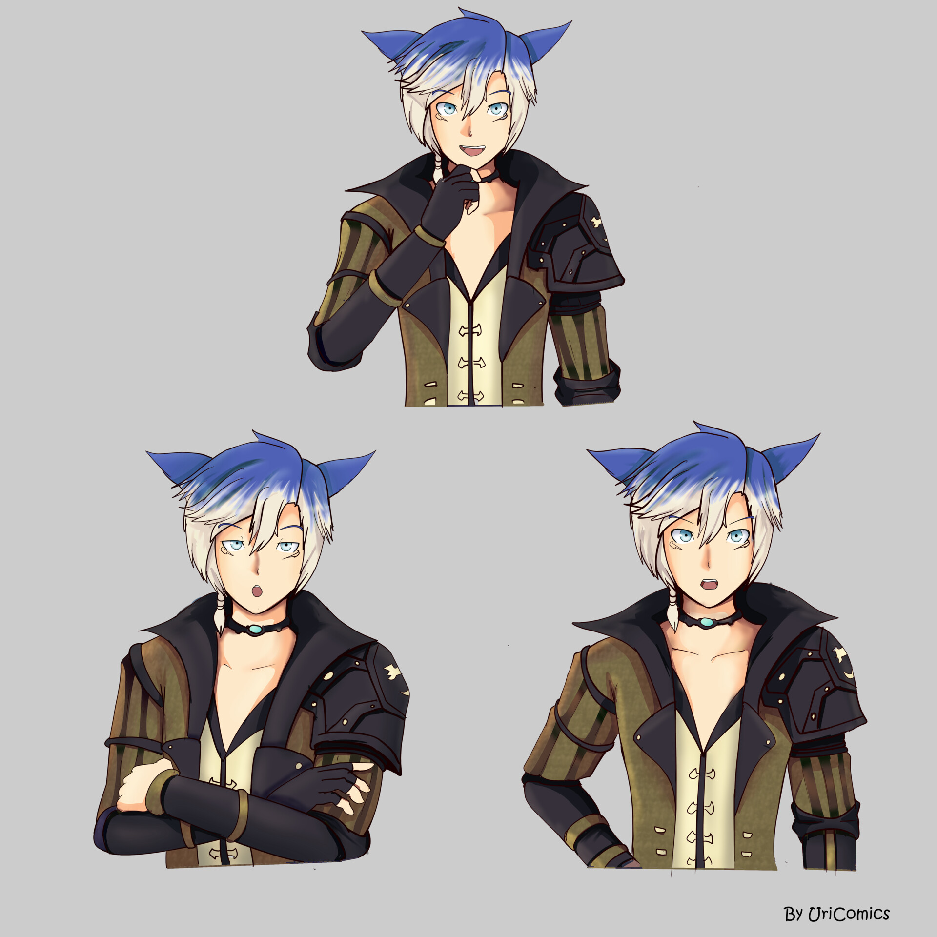 ArtStation - Final Fantasy XIV character sheet