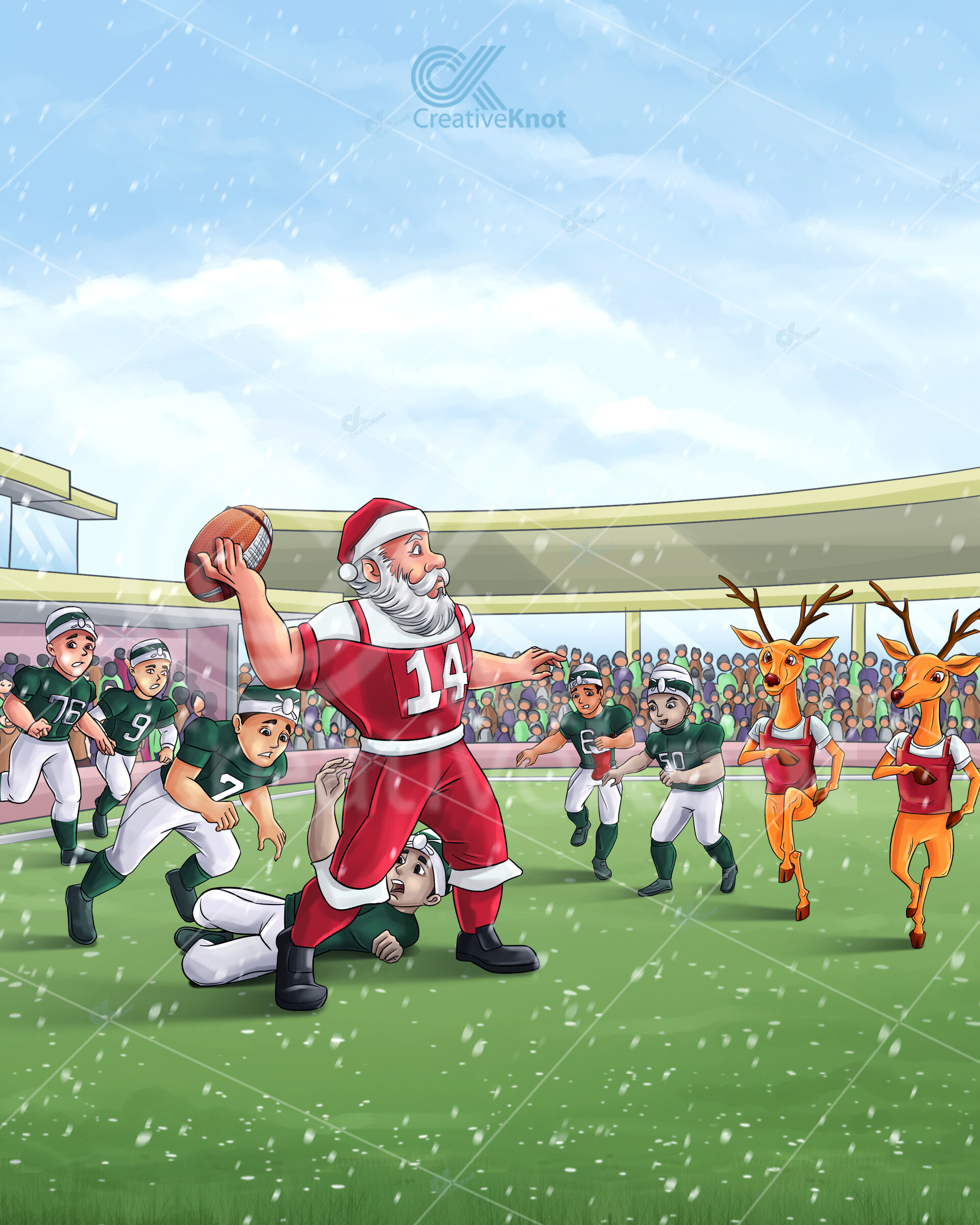 ArtStation - Santa with boll