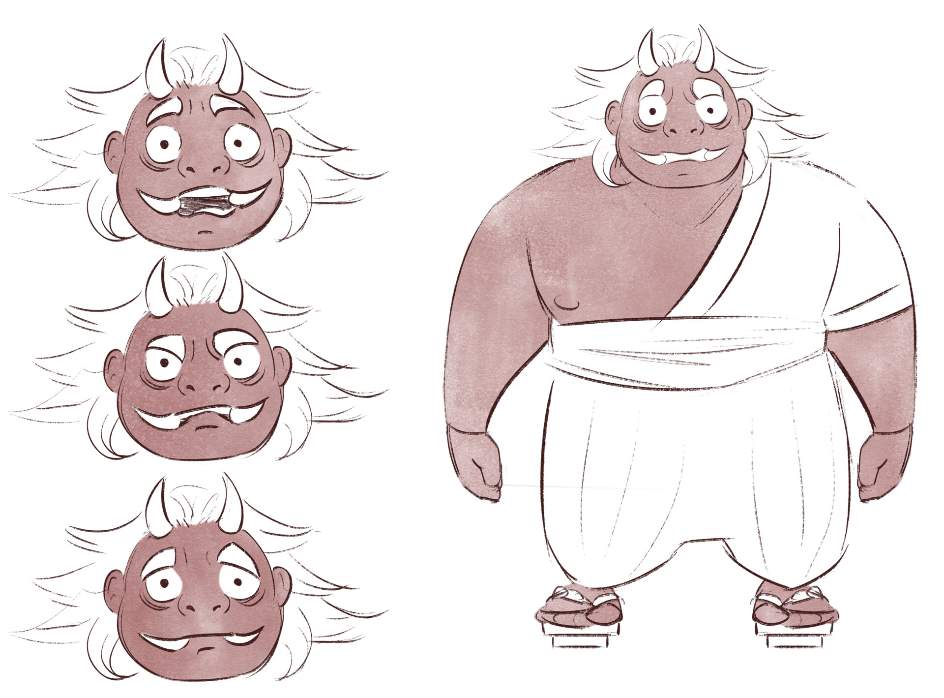 ArtStation - Lantern Oni Character Designs