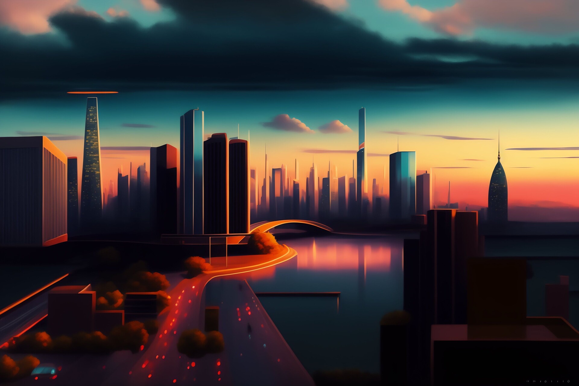 ArtStation - Stylized City