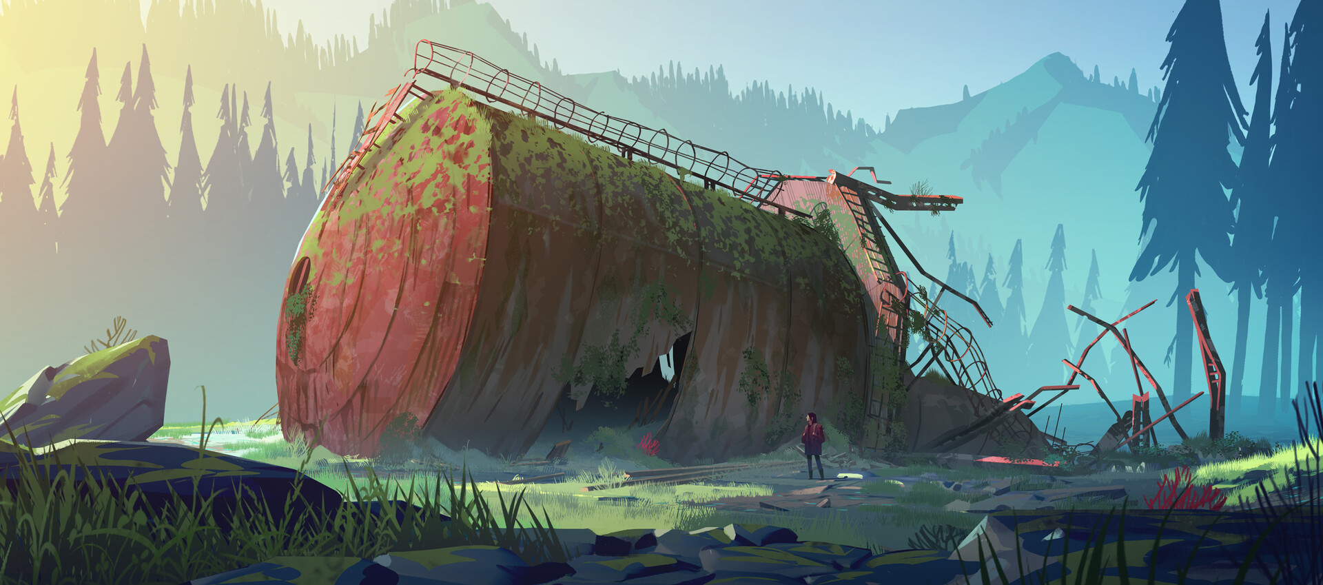 Michel Donze - Among Trees - Environments Concepts