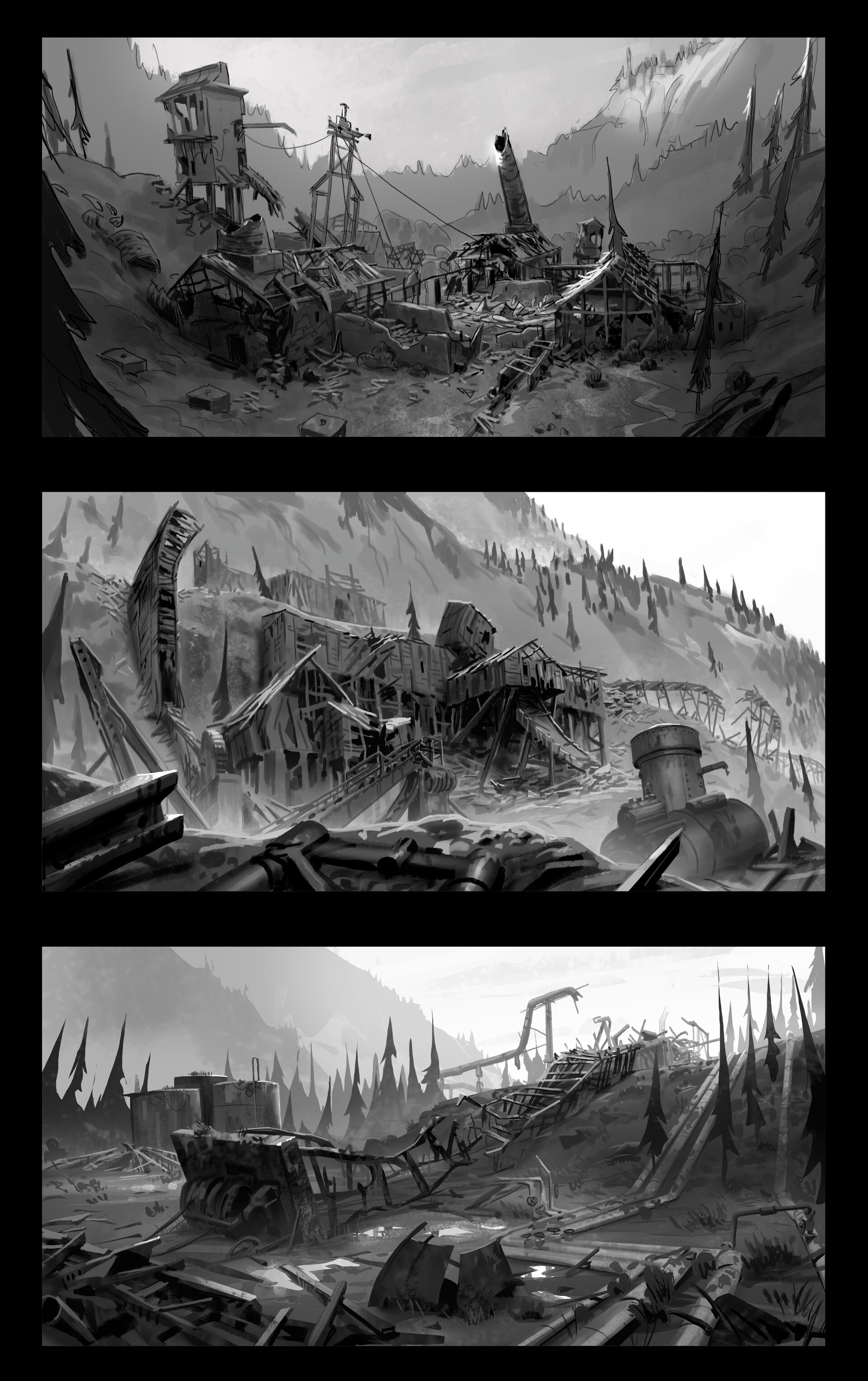 Michel Donze - Among Trees - Environments Concepts
