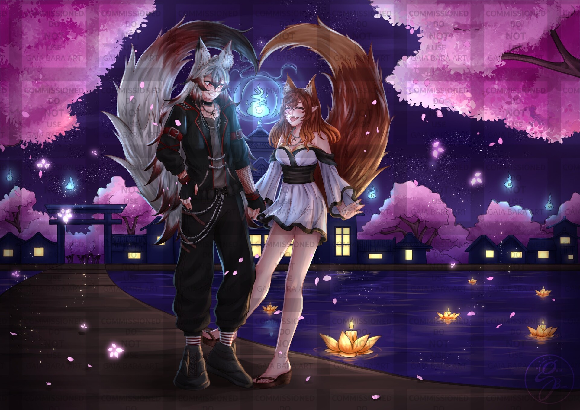 ArtStation - Foxes in love