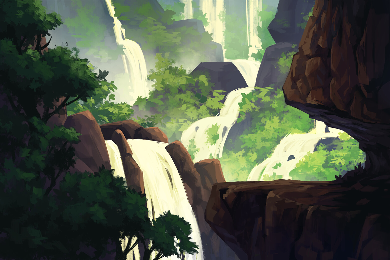 ArtStation - "Valley" 18/365