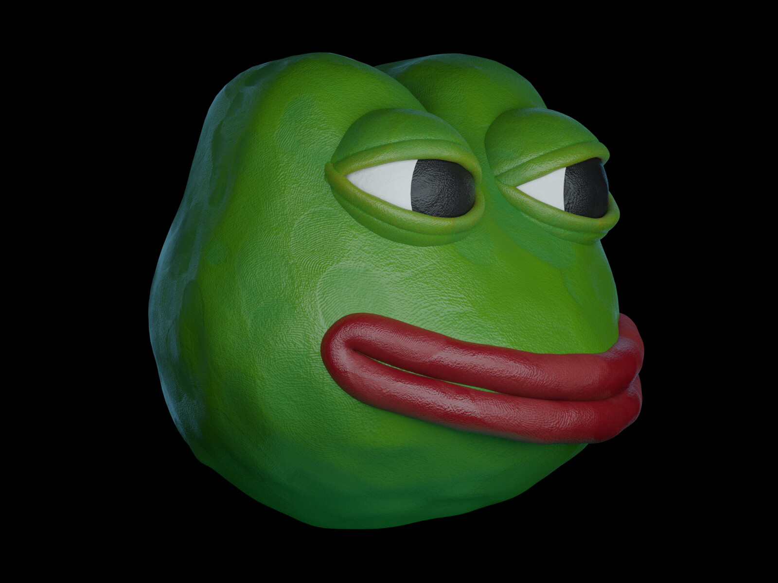 ArtStation - Pepe's plasticine head🐸