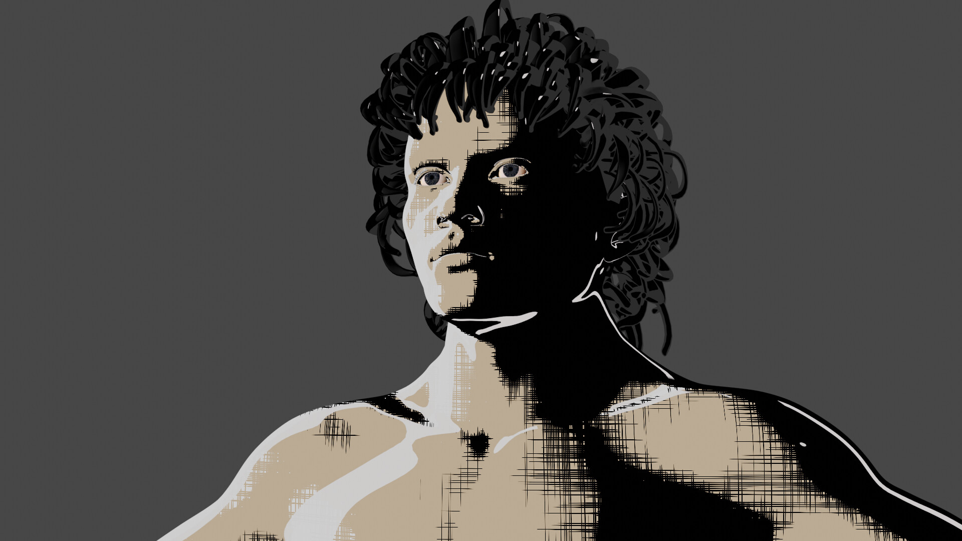 ArtStation - Comic shader on sculpt