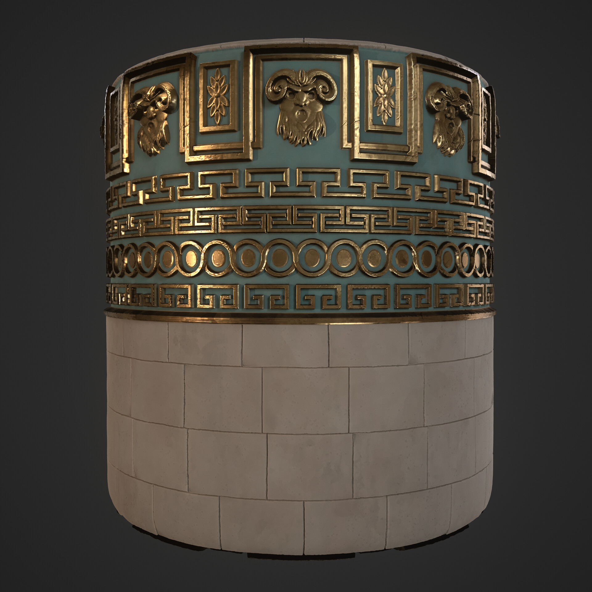 ArtStation - Stylized wall Trim Sheets