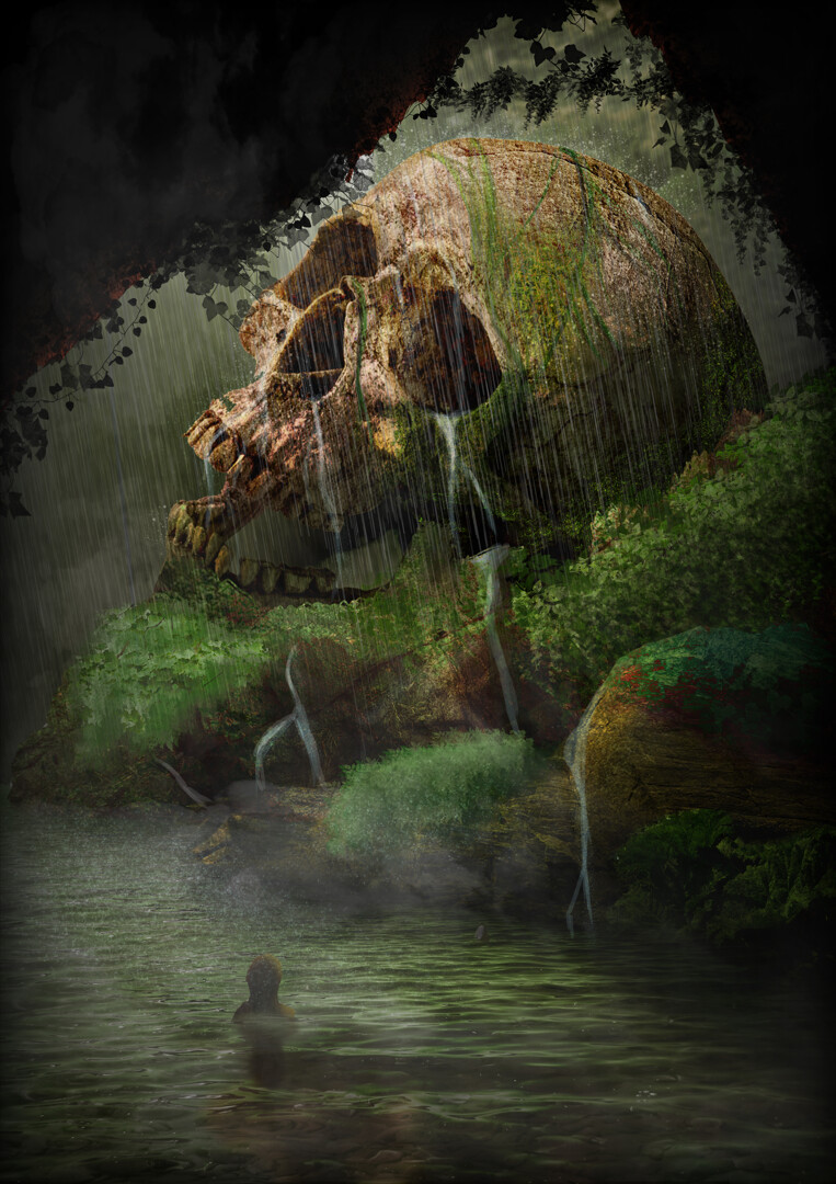 ArtStation - Giant Skull Ruins