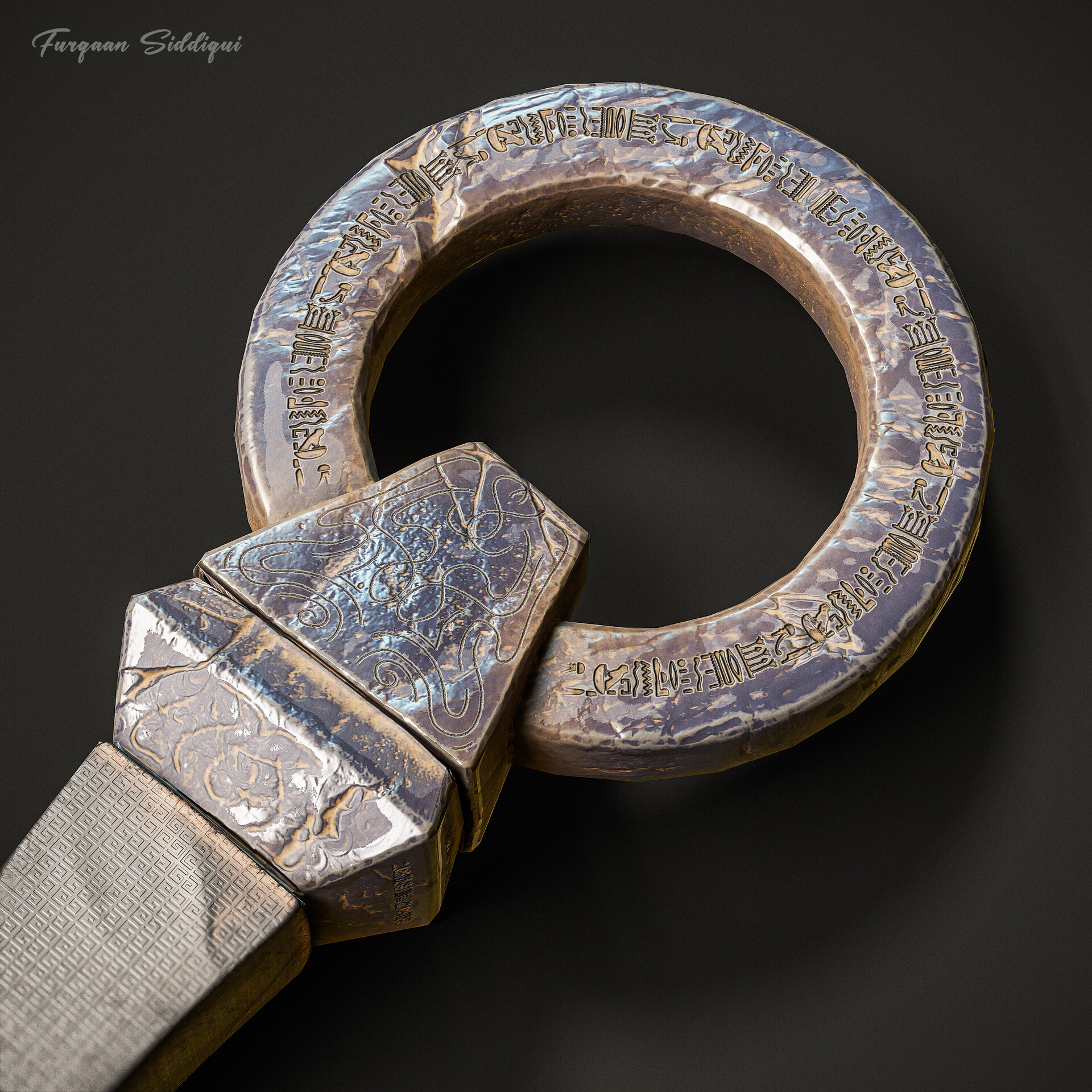 ArtStation - Realistic Ancient Dagger PBR