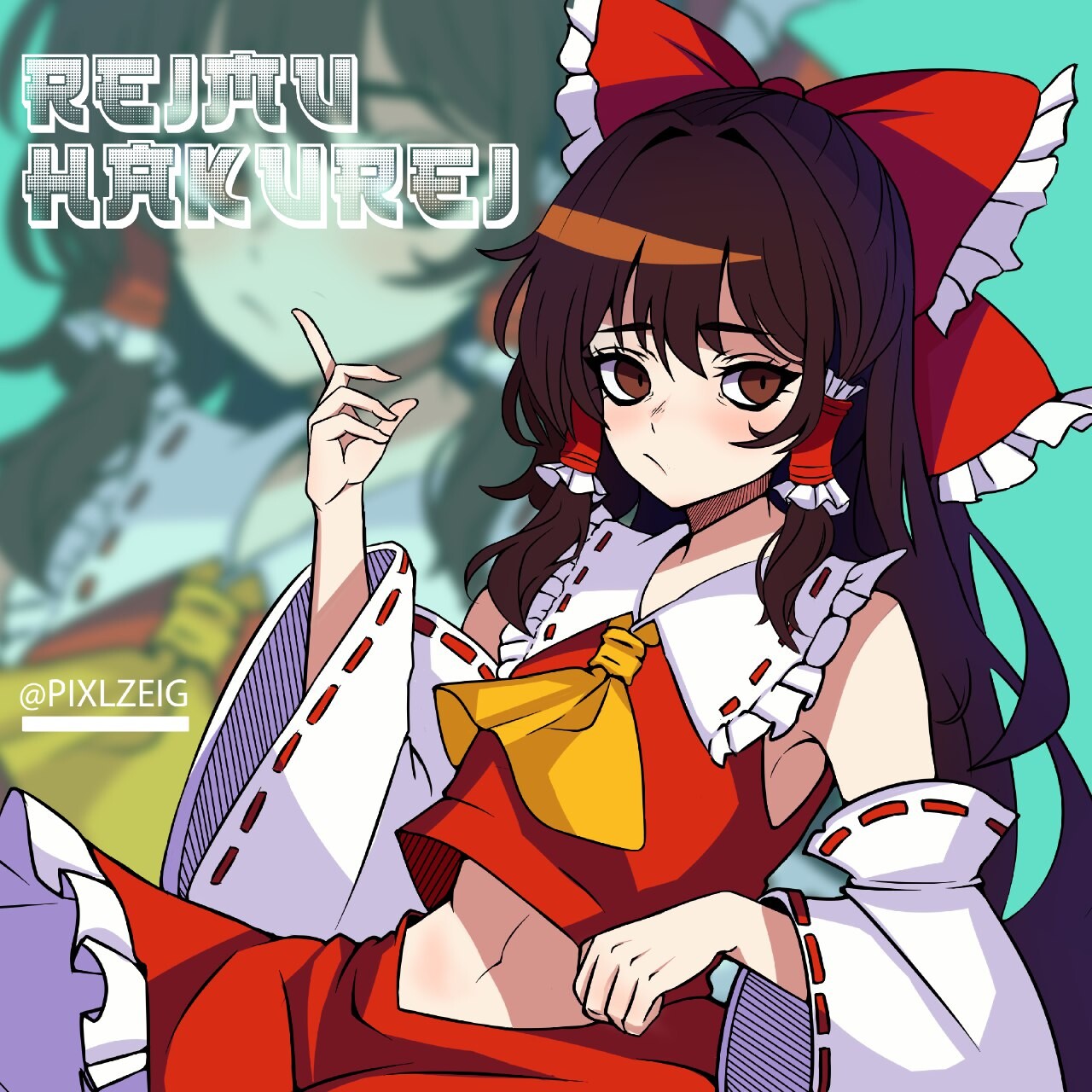 ArtStation - Fanart Reimu Hakurei