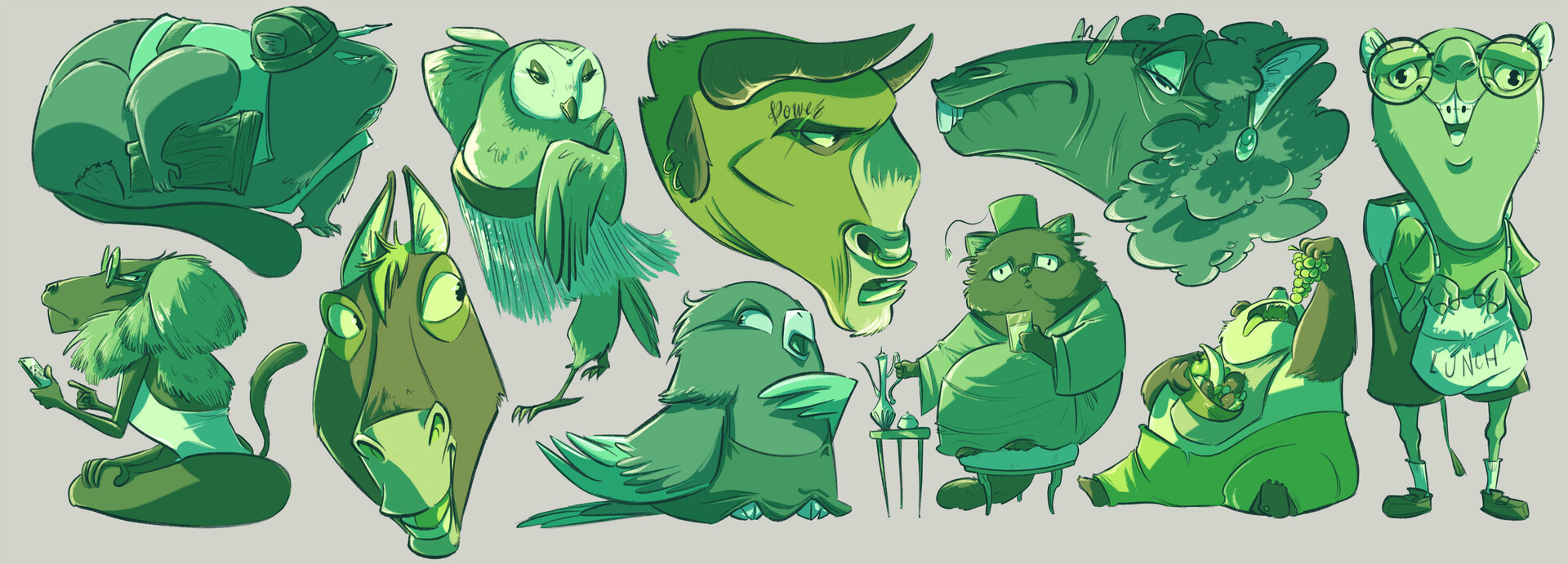 ArtStation - Green Characters