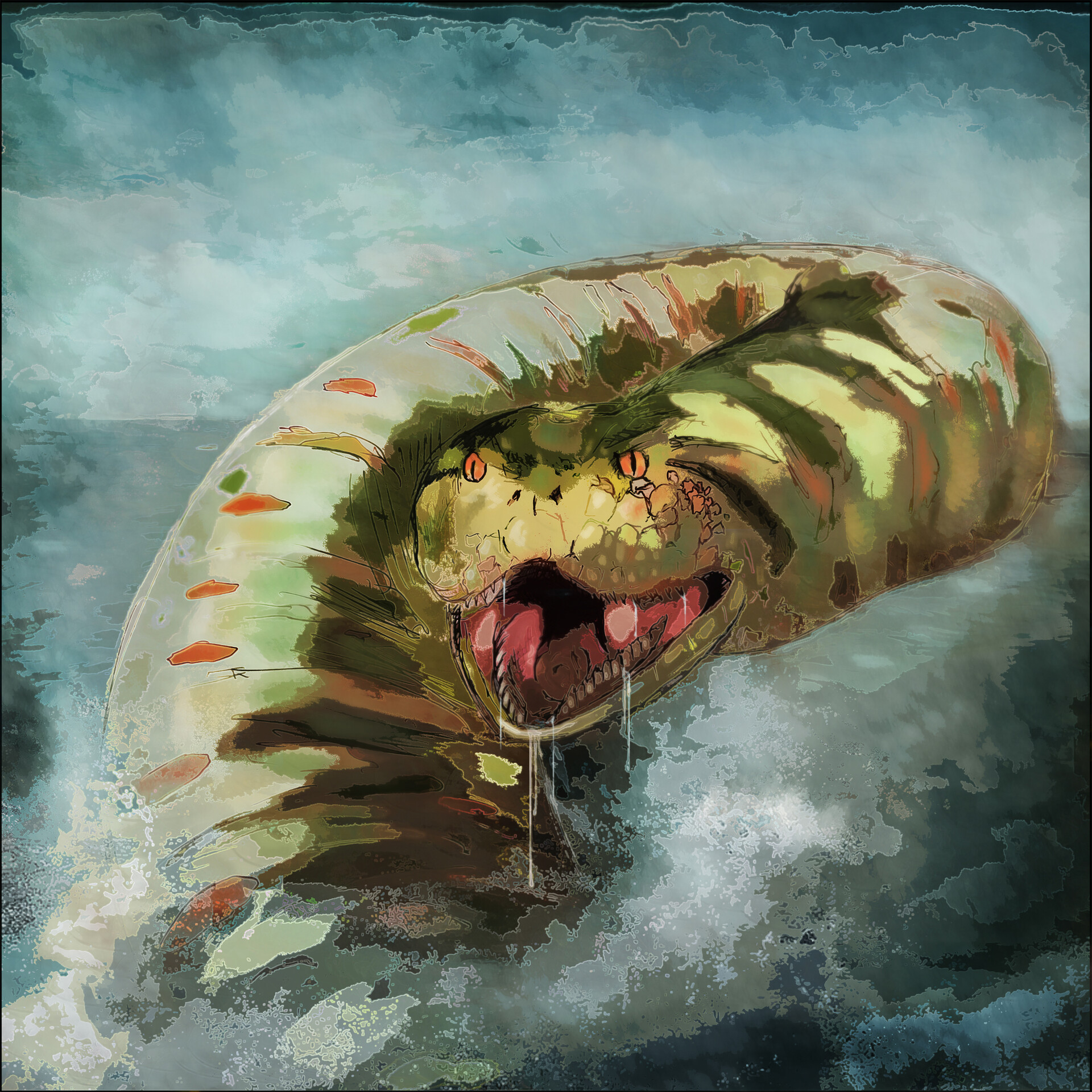 ArtStation - Sea Serpent