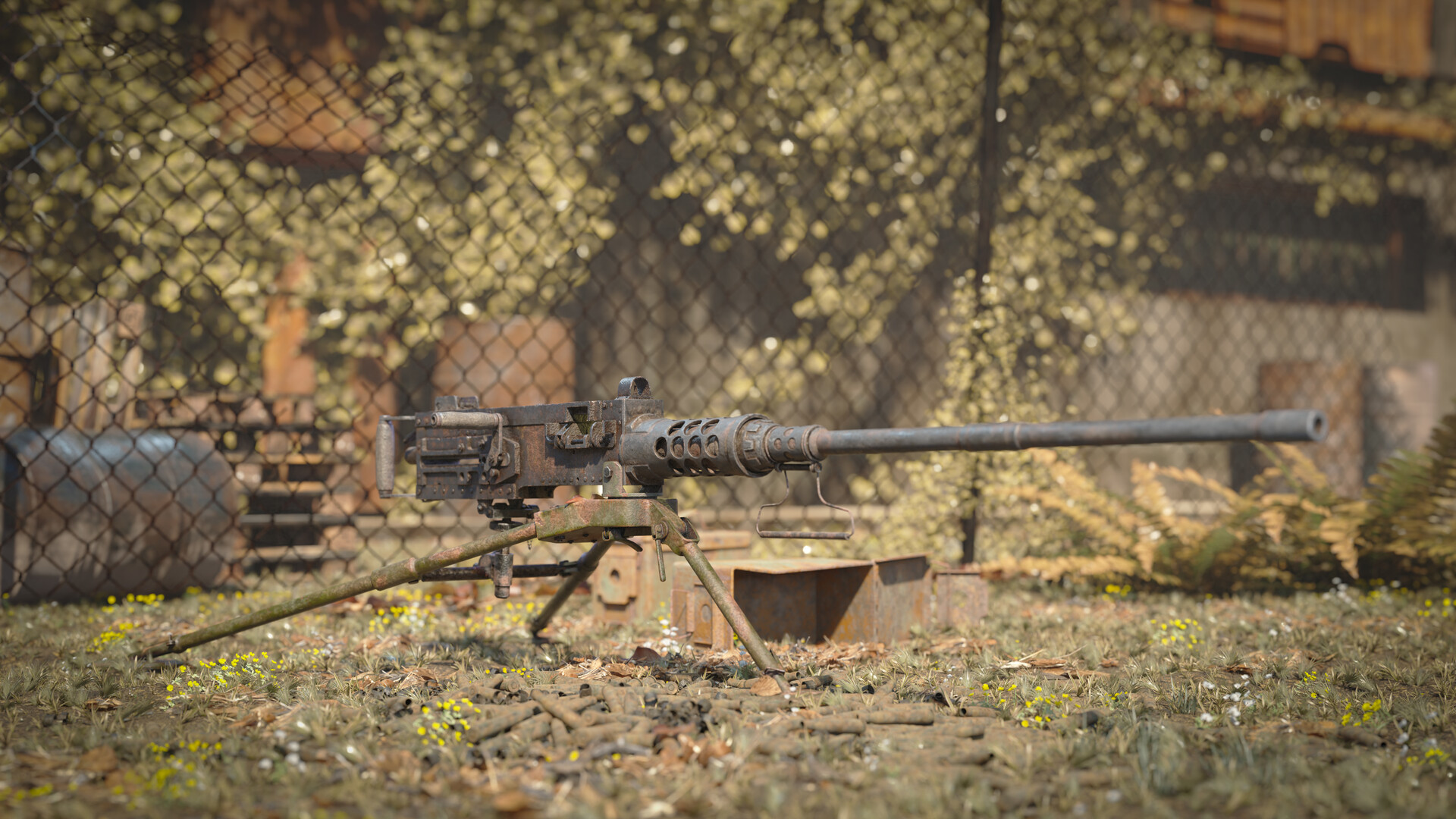 ArtStation - Machinegun Browning m2