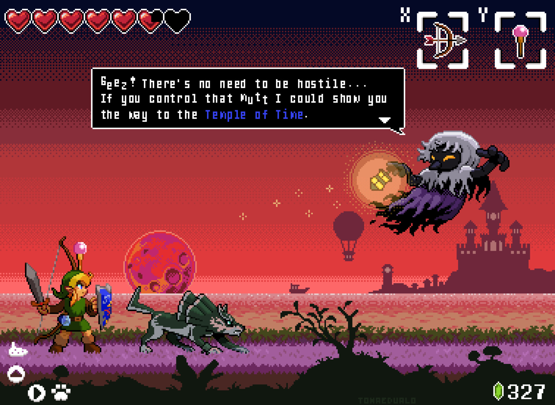 ArtStation - The Lenged of Zelda: A Link Between Dimensions (2D Side ...