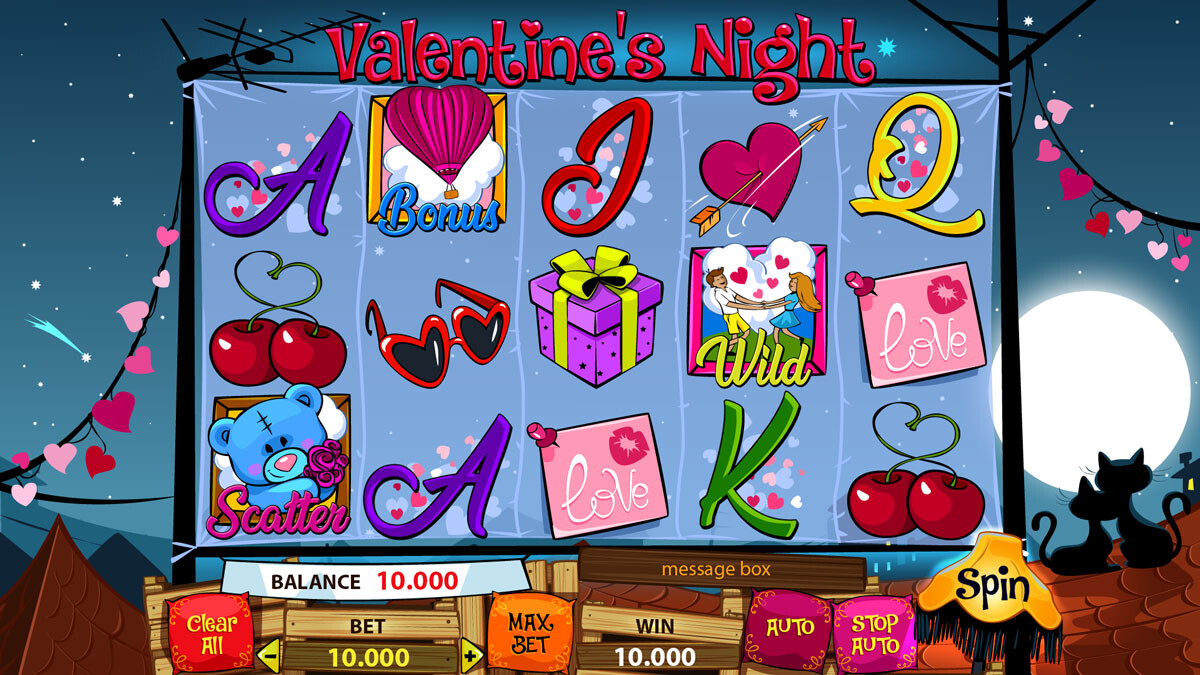 ArtStation - Happy Valentine's Day!!! Check our slot game "Valentine’s ...