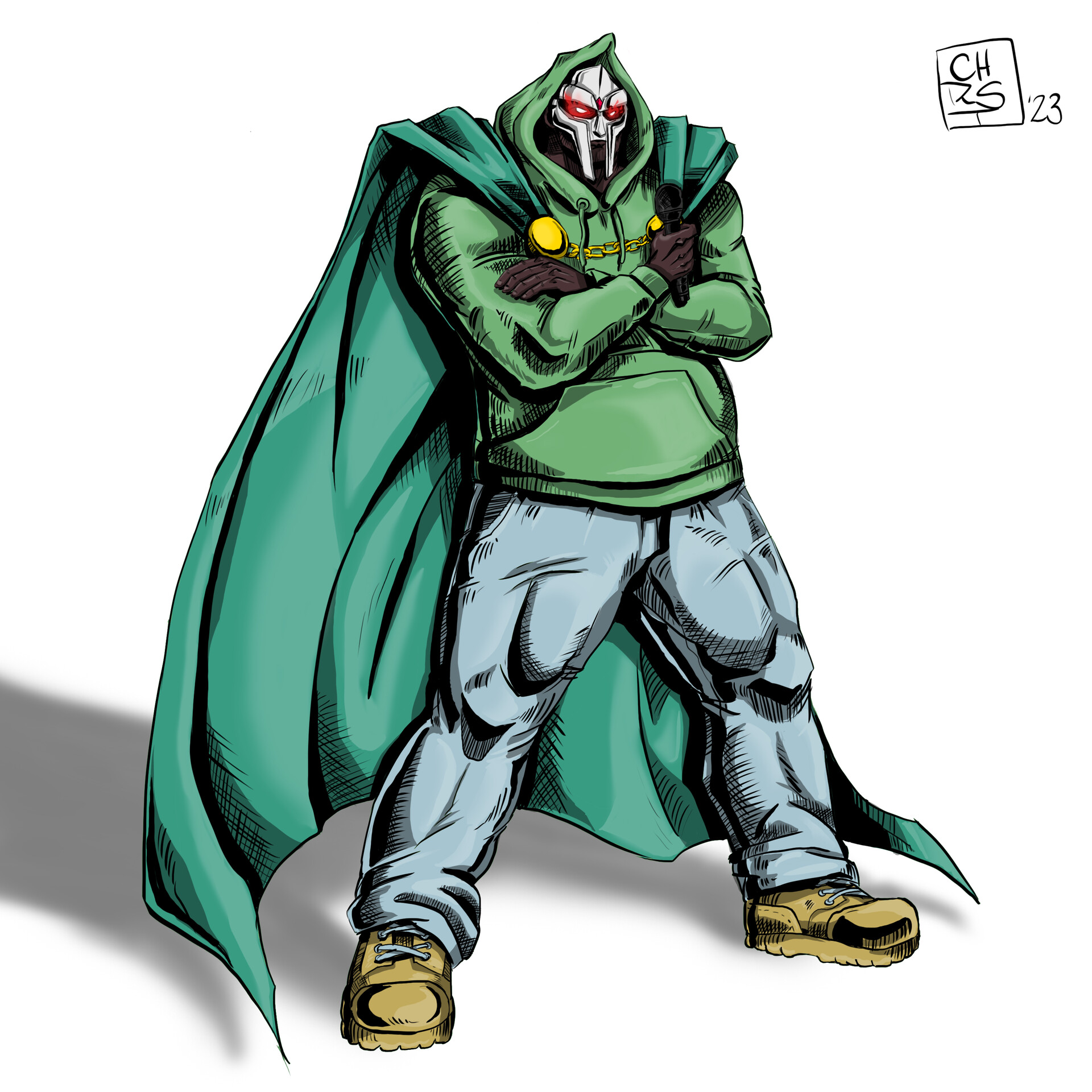 ArtStation - MF DOOM - Comicbook Hip-Hop Villain
