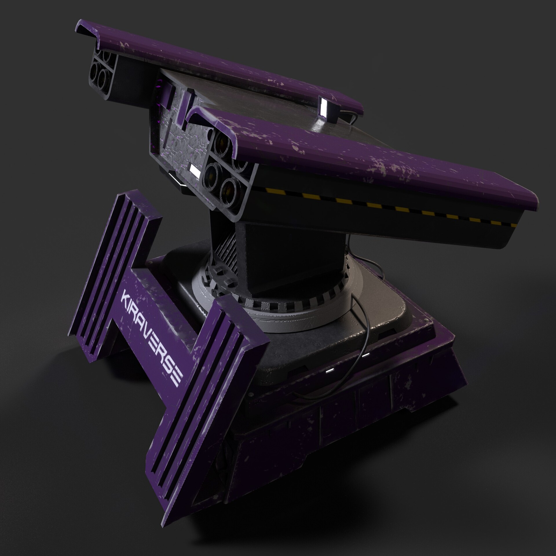 ArtStation - 3D Modeling - Plataform Defense