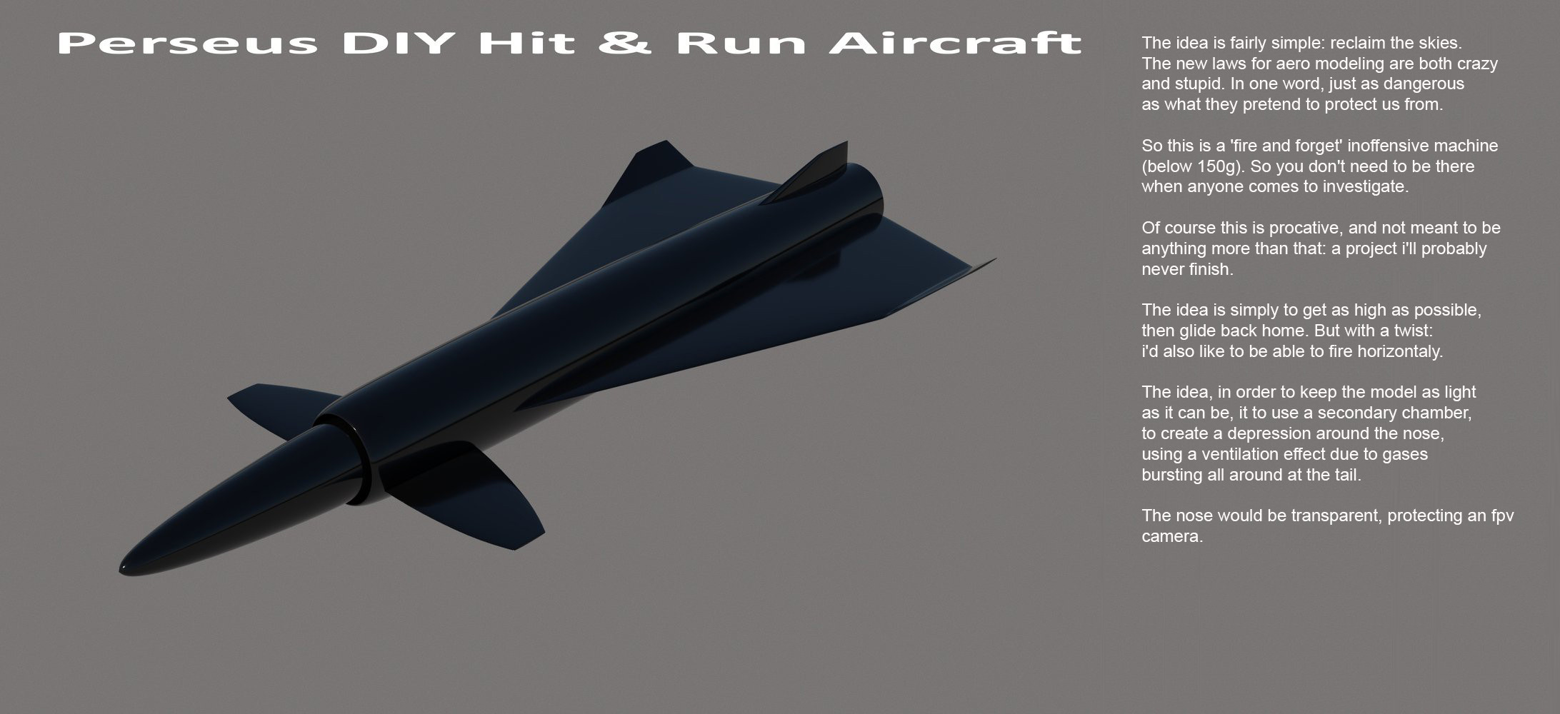 alexandre grynagier - ZONE2 FPV ROCKET RC LIFTING BODY