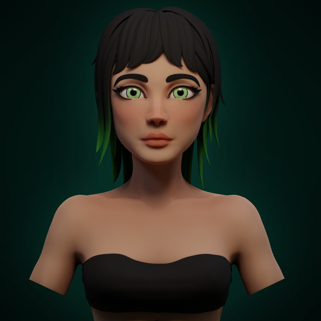 ArtStation - Stylized Girl Sculpt