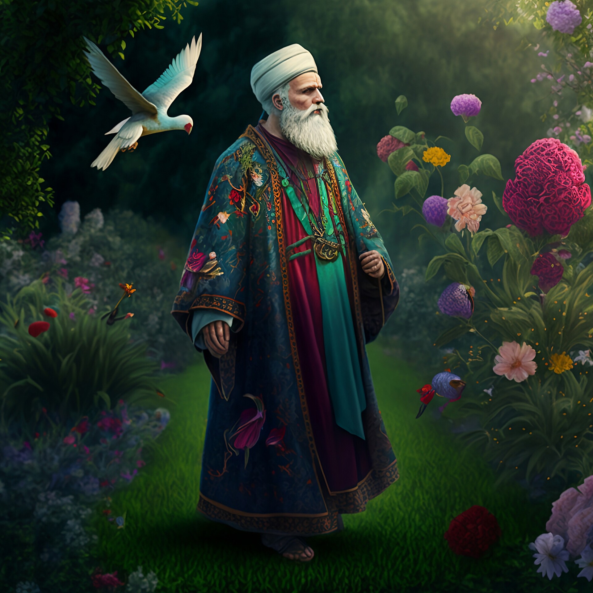 ArtStation - Sufi master or spritual gide-02.