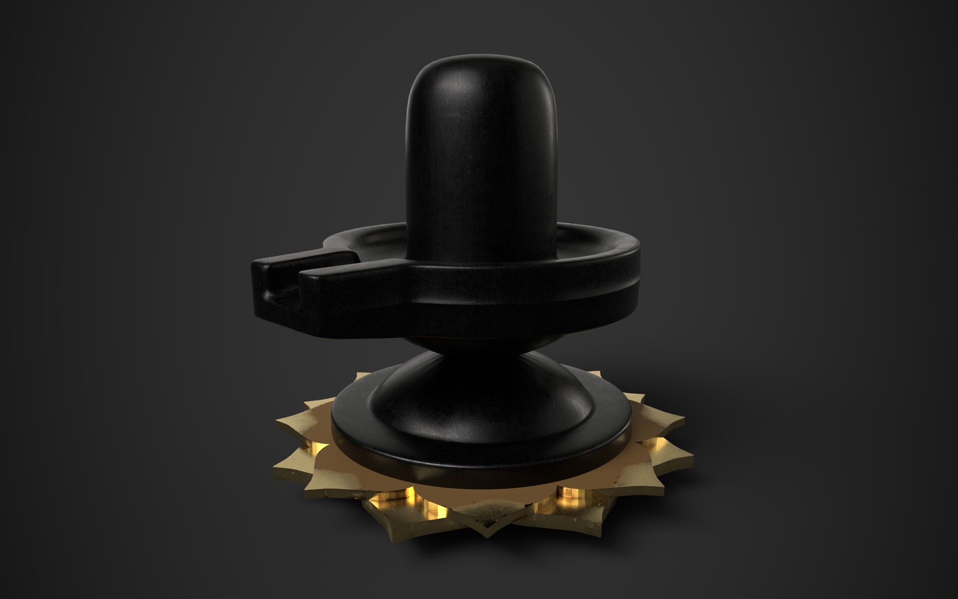 ArtStation - Mahadev Shivling 3D Model with PBR Texturing