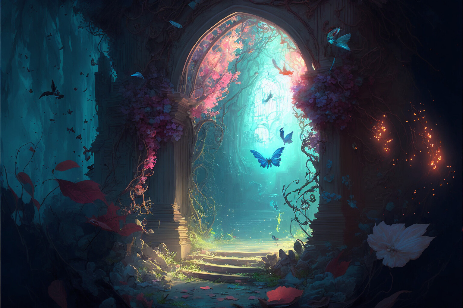 ArtStation - Enchanted Oasis: Exploring Nature's Splendor in a Hidden ...