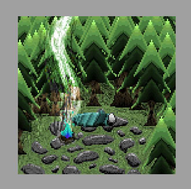 ArtStation - 'Lumber' 8 Bit Sprite Creation