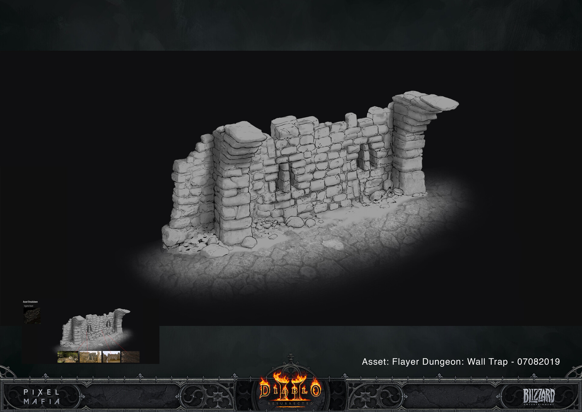 ArtStation - Act II - Dungeon Wall Trap