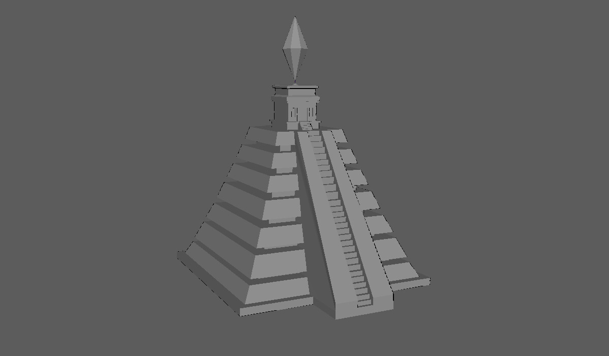 ArtStation - Basic Mayan/Aztec Temple