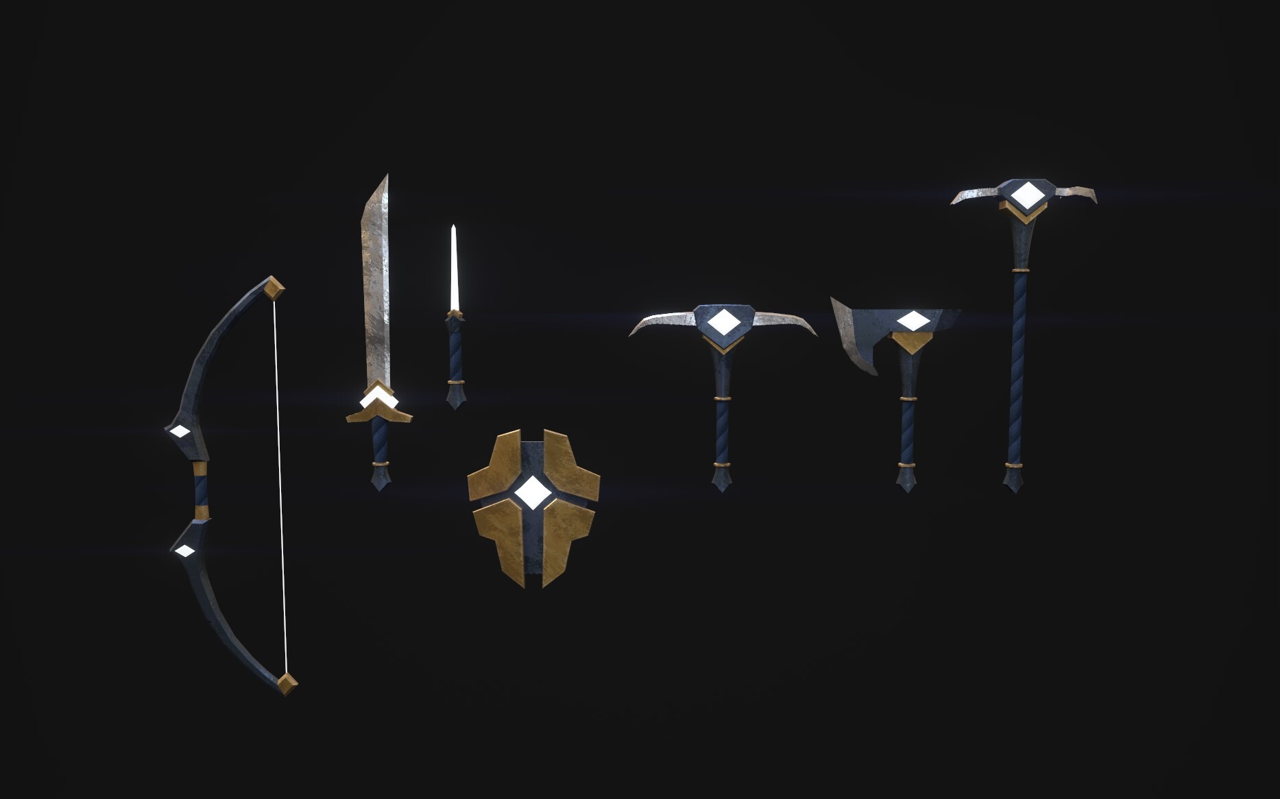 ArtStation - Items and Weapon Sets - Sigil (Student Project)