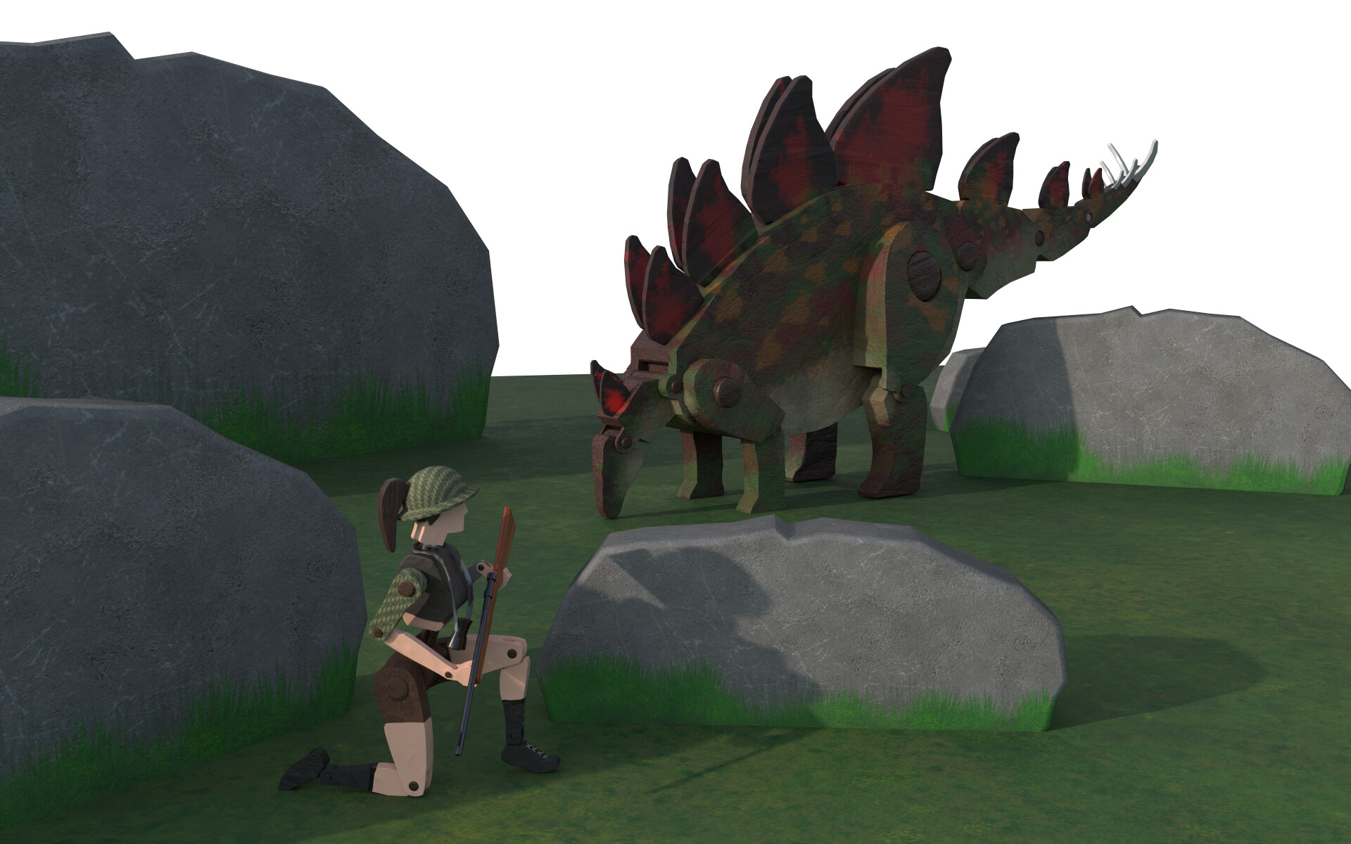 ArtStation - Posable Character Render