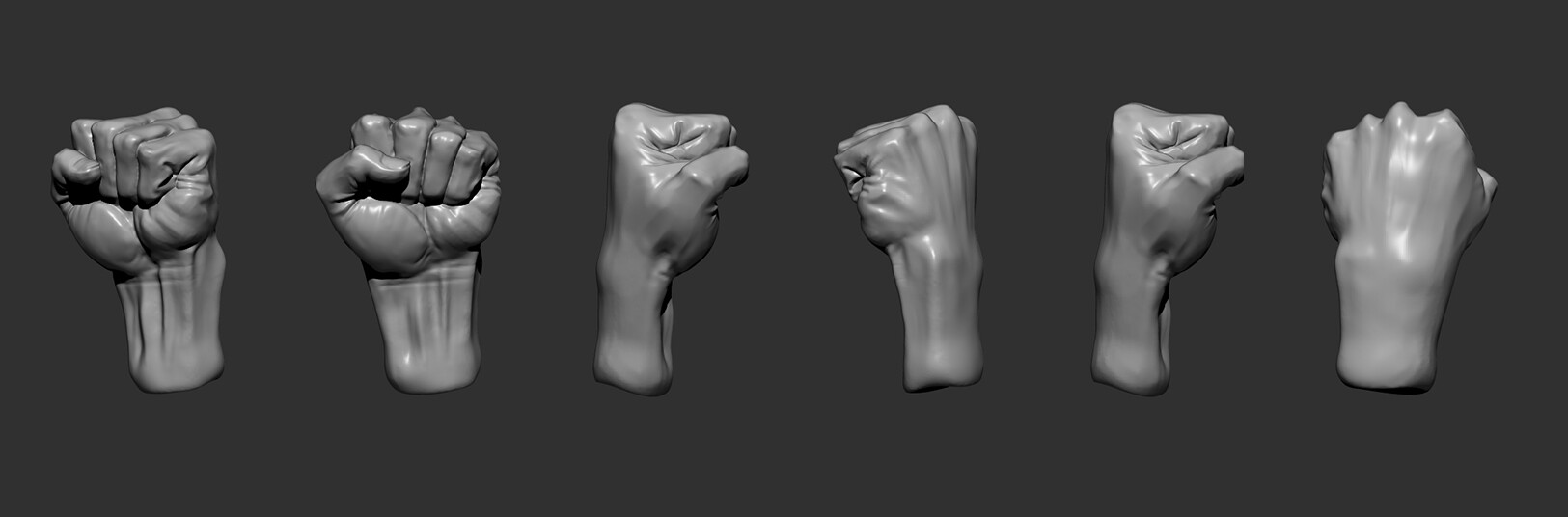 ArtStation - Fist sculpted in Zbrush