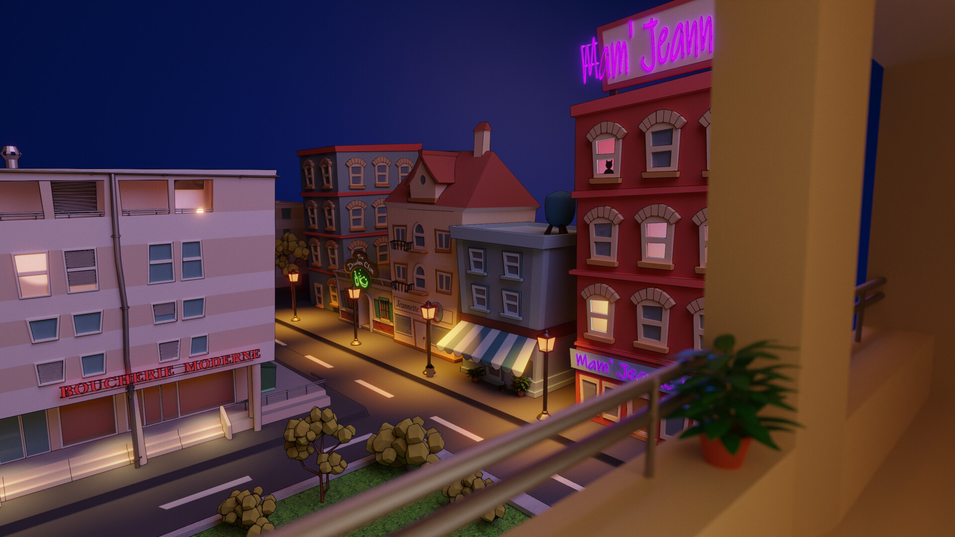 ArtStation - Ville Cartoon