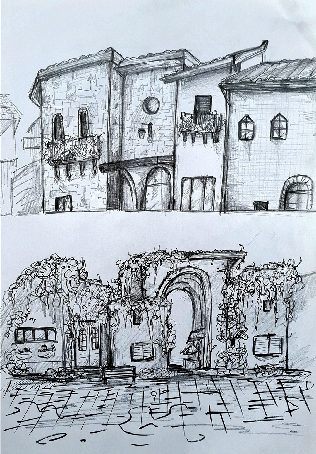 Valecia Tan Shi Ting - Sketchbook - Observations of people and environments