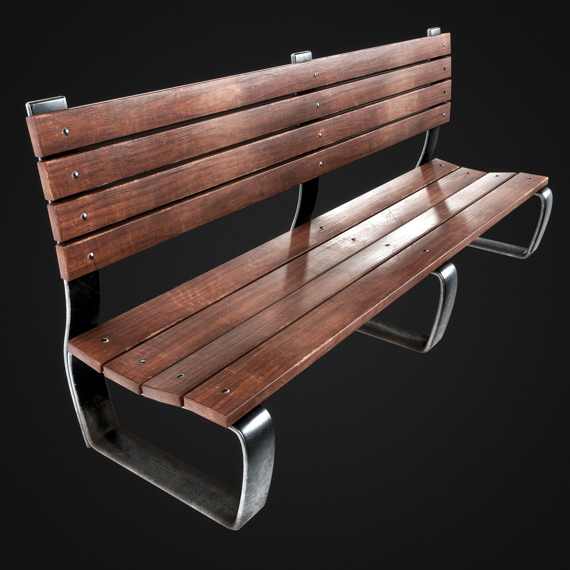 ArtStation - Wooden Bench