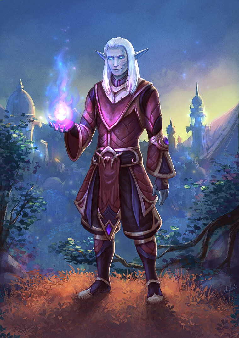 Elf Mage by Maria Pechenkina : r/ImaginaryAzeroth