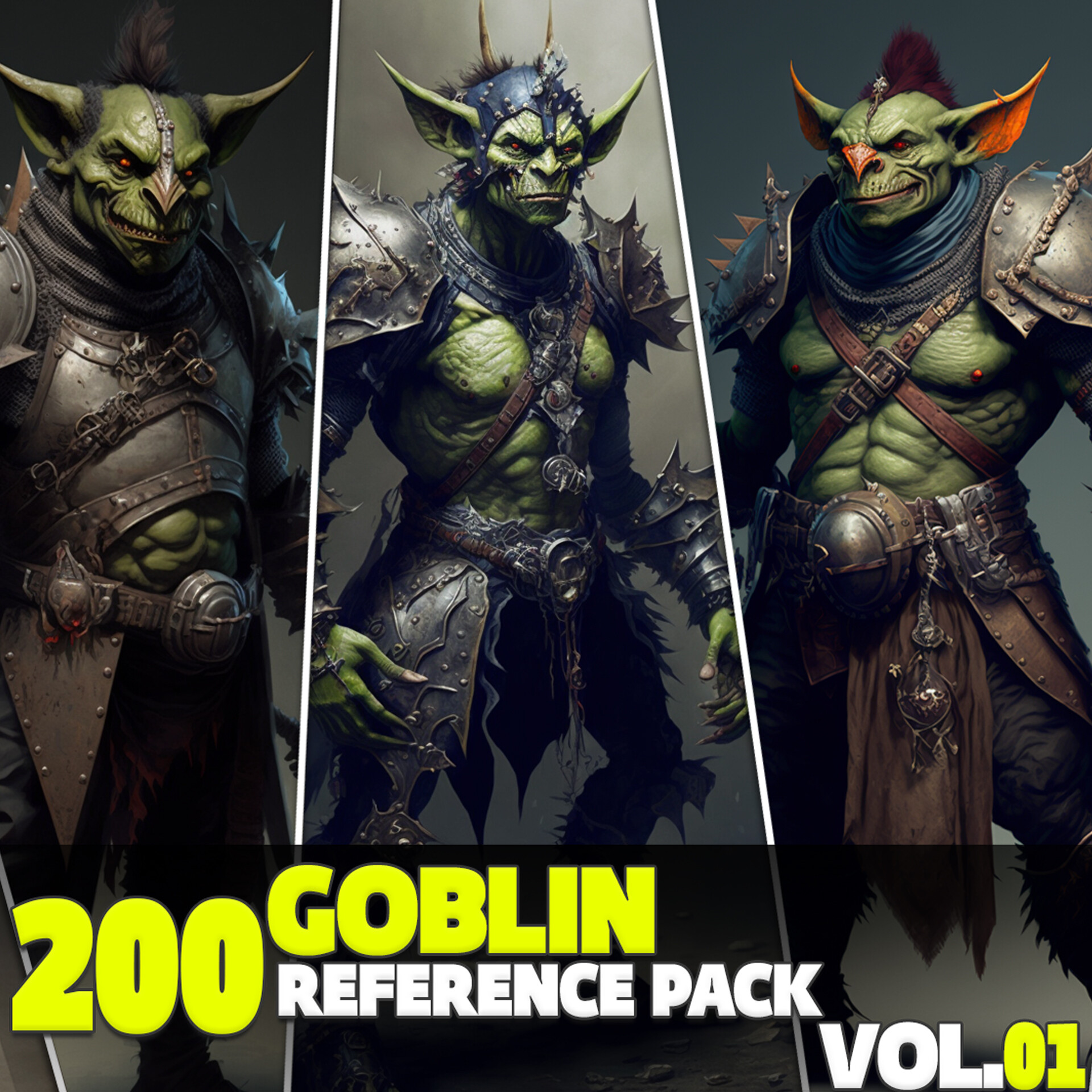 ArtStation - 200 Goblin-Concept Reference Pack Vol.01