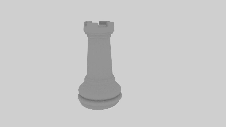 ArtStation - 3D Model - Chess Rook