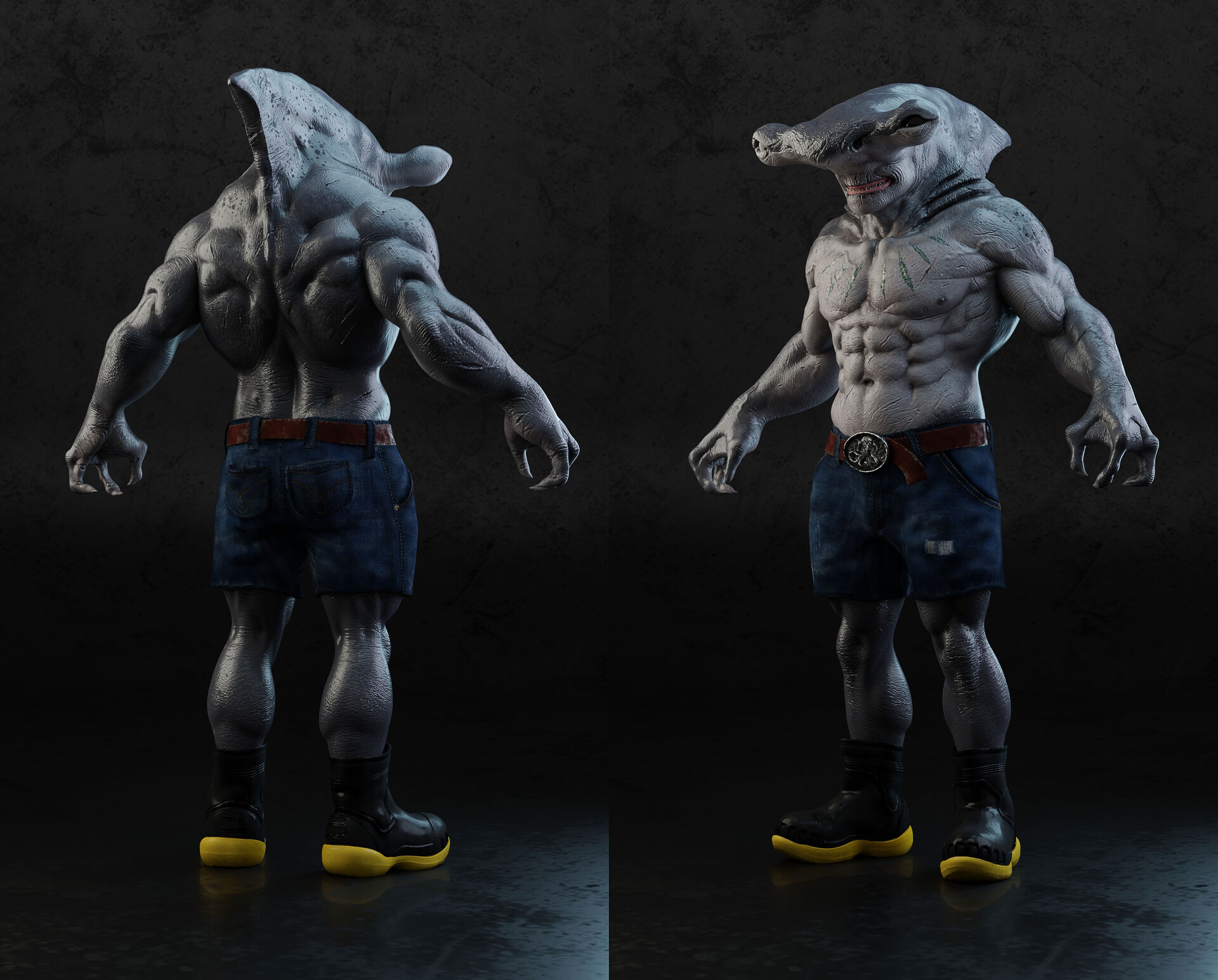 ArtStation - Shark Guy