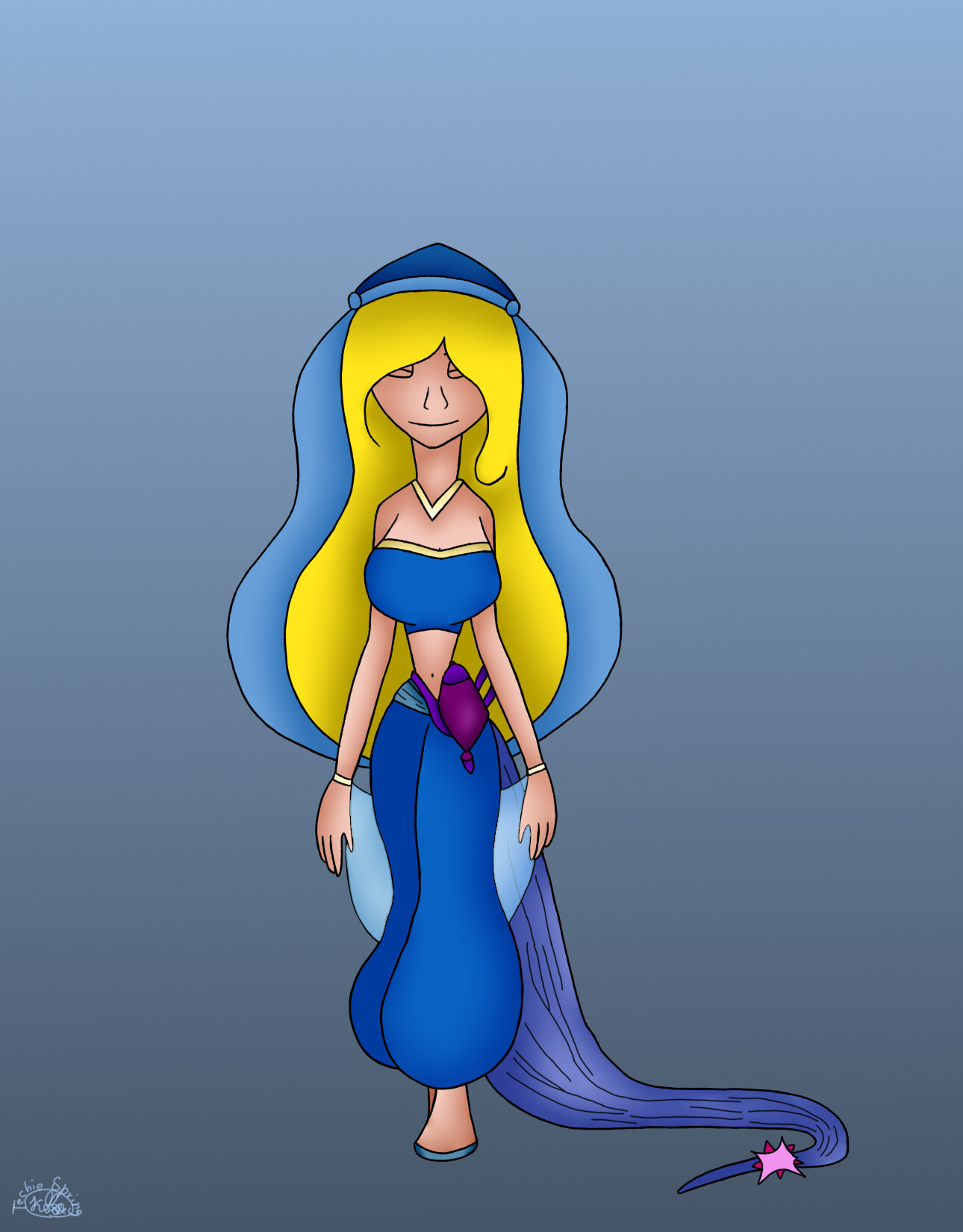 ArtStation - The Genie girl