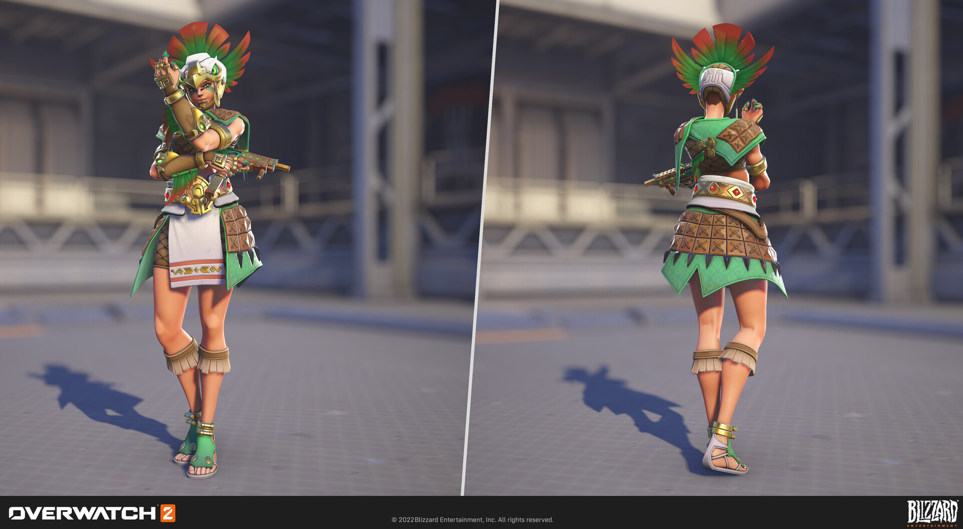 RABCAT GAME ART - OVERWATCH 2 - Sombra 'Aztec'