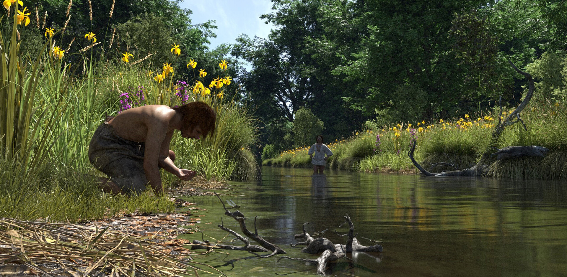 ArtStation - By chance two separate clans would meet