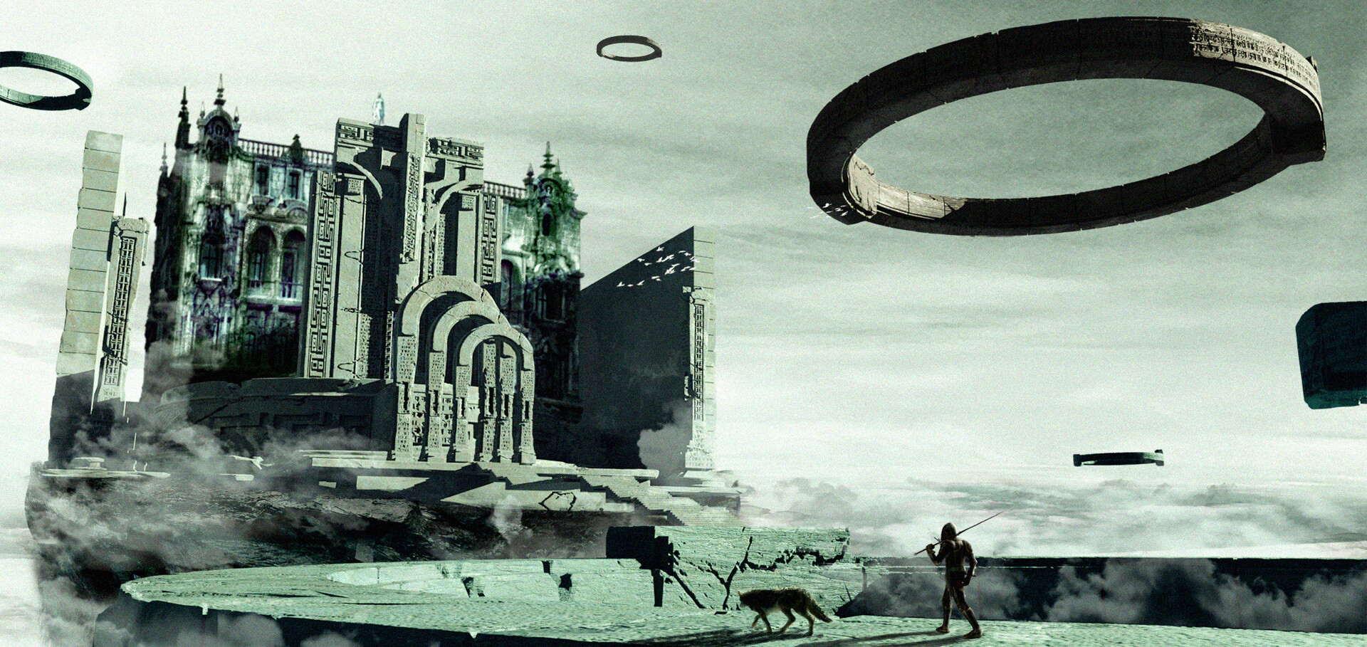 ArtStation - Sky ruins - 2