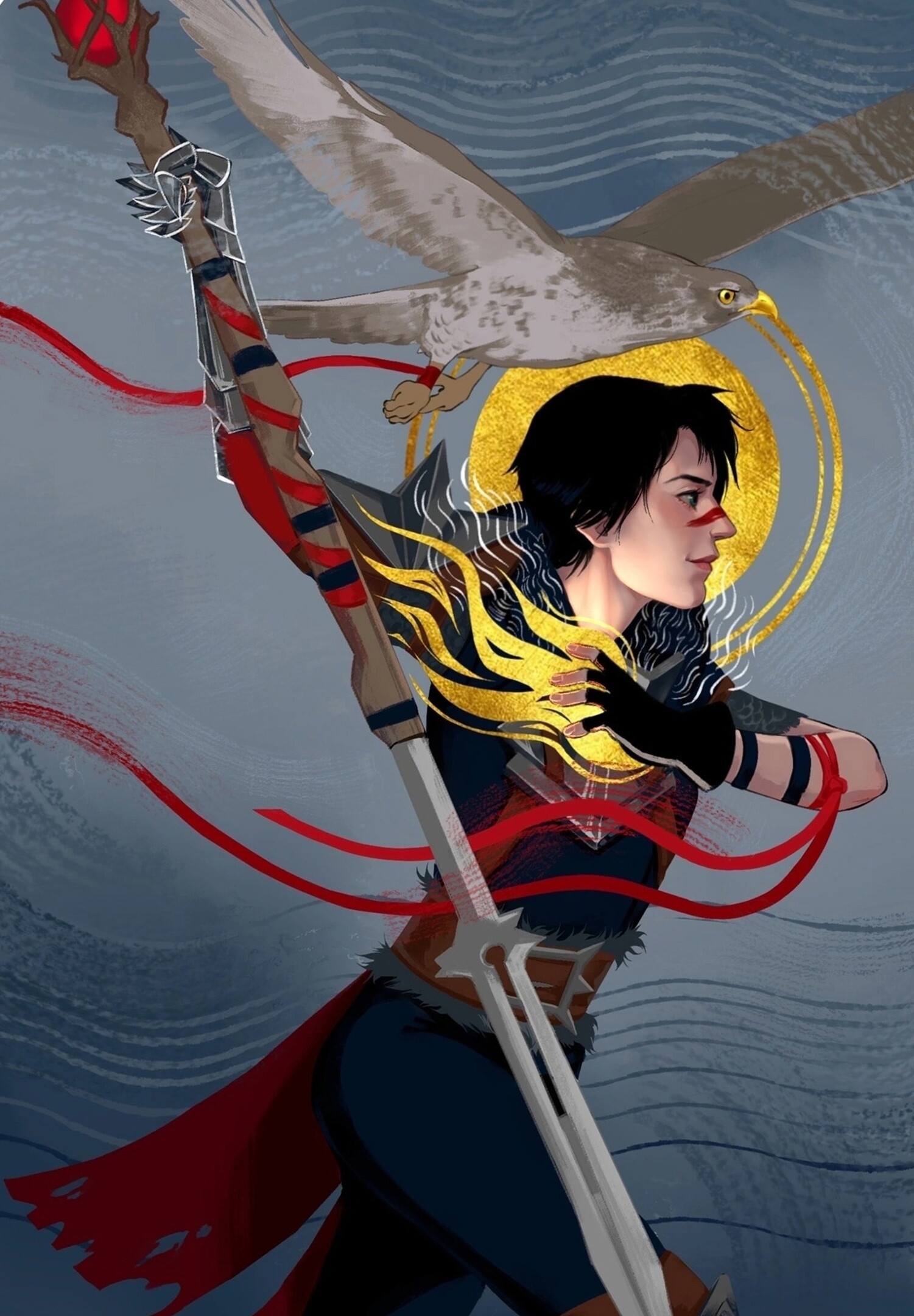 ArtStation - Hawk redraw