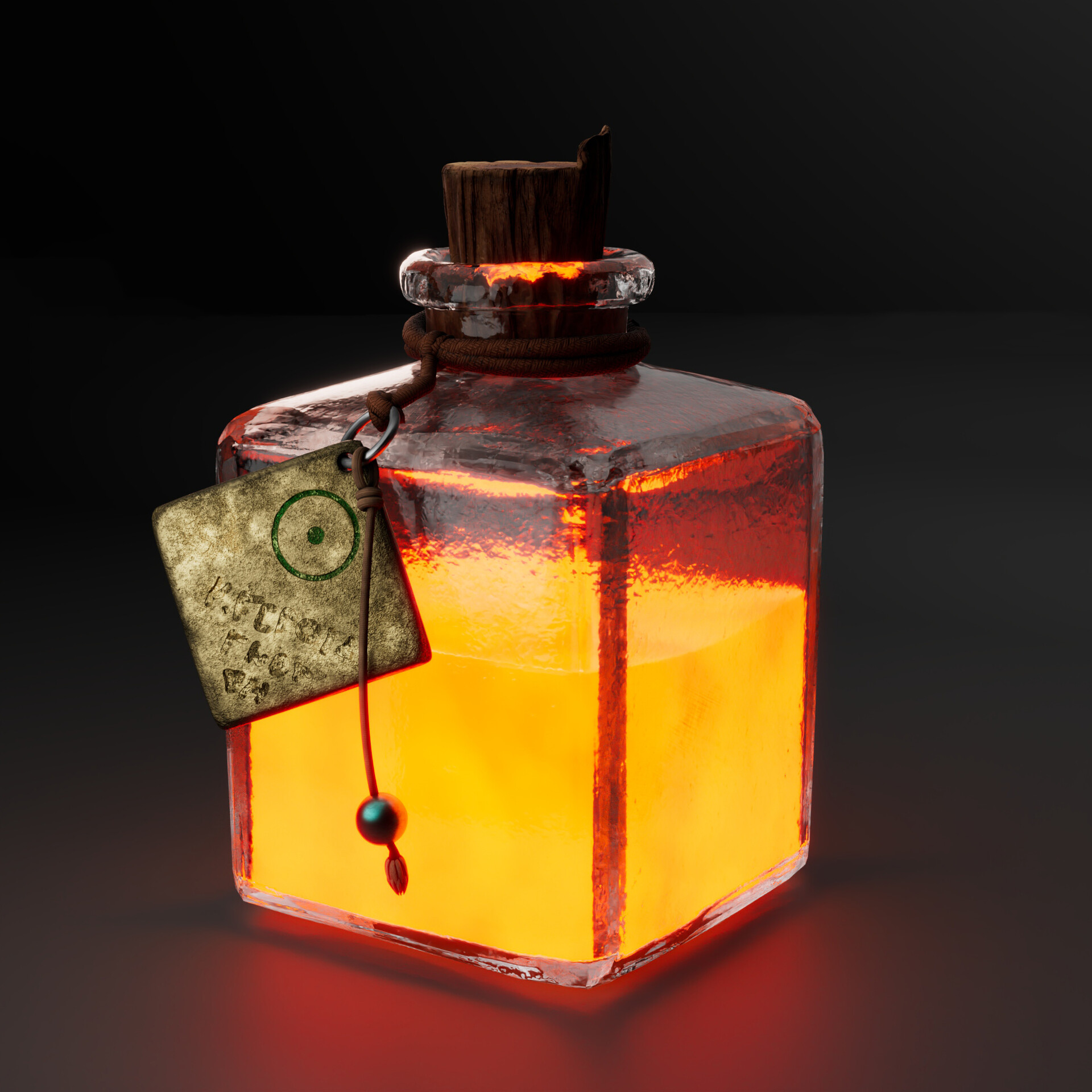ArtStation - Stylized Potion Bottle - Game Asset